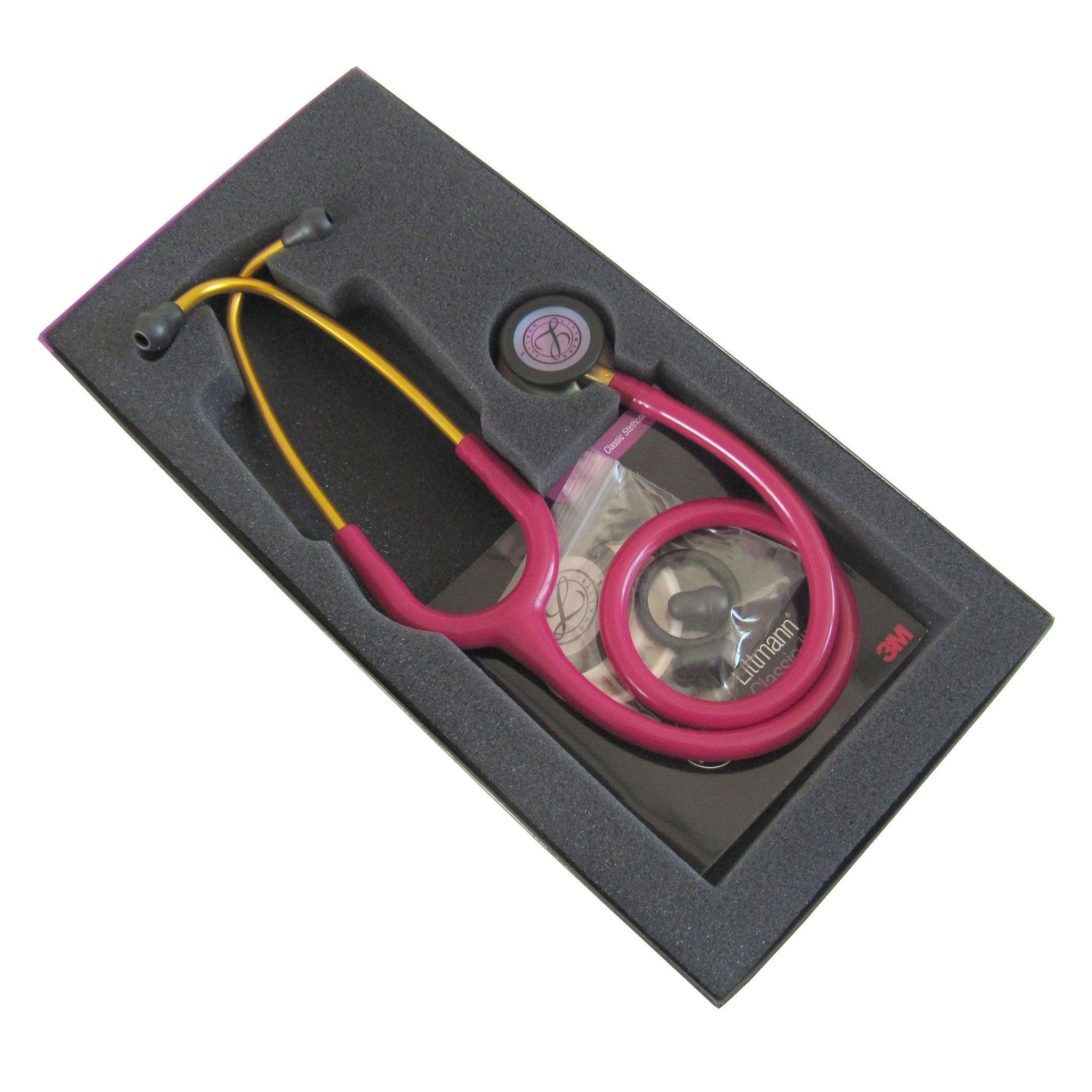 Littmann Classic III Monitoring Stethoscope Raspberry Rainbow 5806